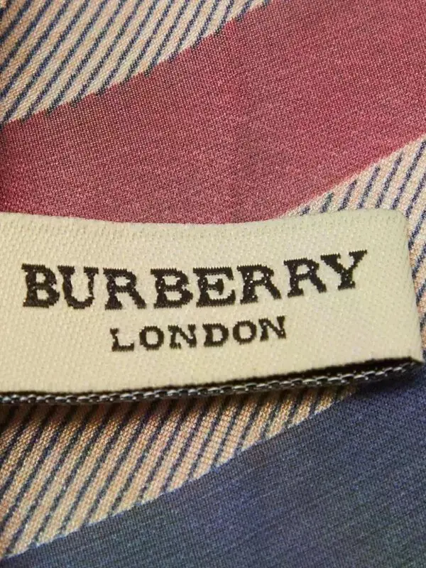 Burberry Check-pattern Silk Scarf