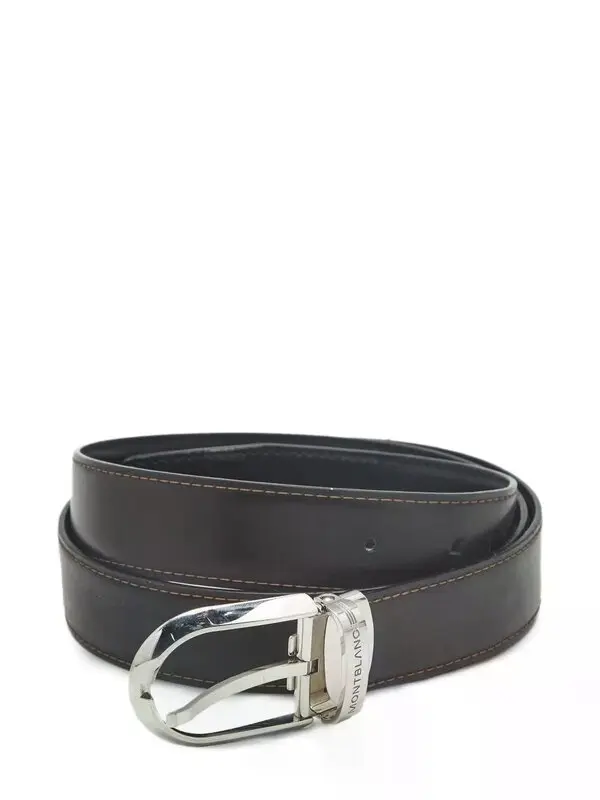 Montblanc Reversible Buckle Leather Belt