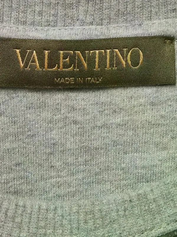 Valentino Garavani Camouflage Print Crew Neck Sweatshirt