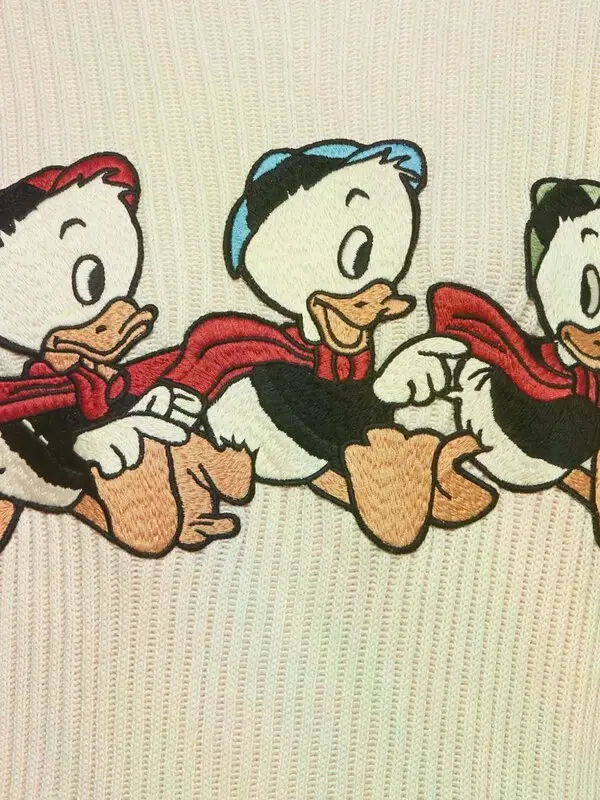 Gucci Disney Donald Duck Embroidery Sweater