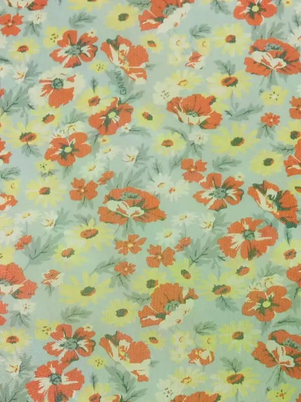 GANNI Floral-print Mesh Blouse And Skirt Set