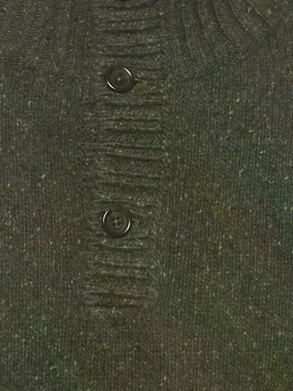 Polo Ralph Lauren Button-up Mock Neck Sweater