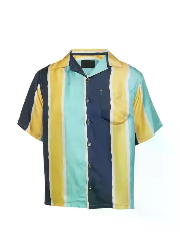 Prada Striped Bowling Shirt