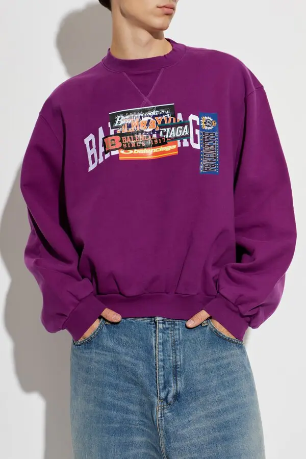 Balenciaga Sweatshirt With Colorful Print