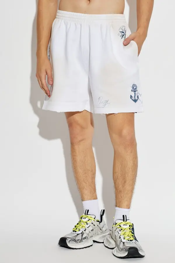 Balenciaga Printed Shorts