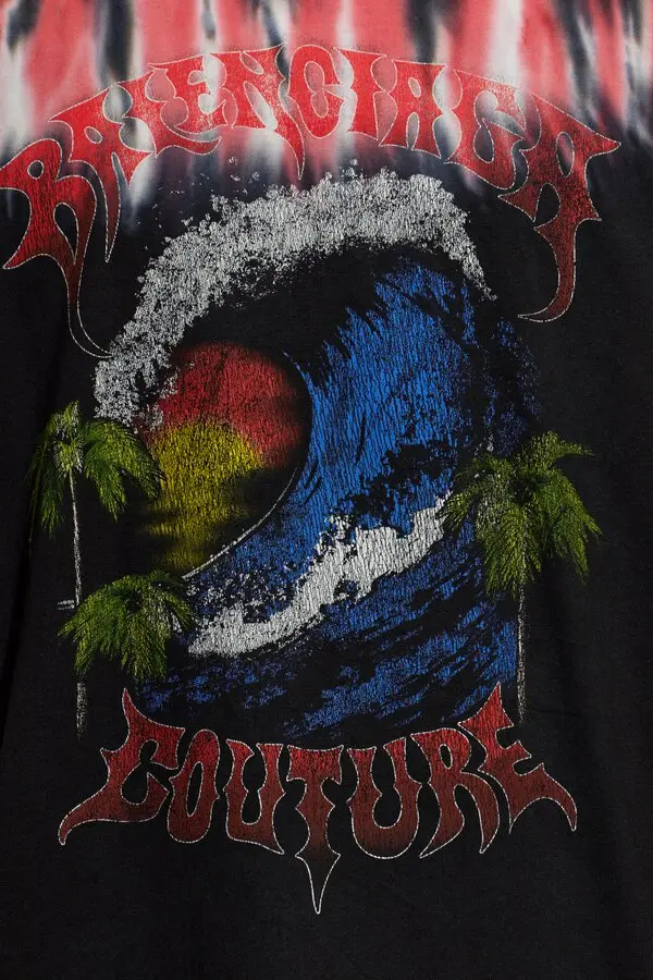 Balenciaga T-shirt With Colorful Print