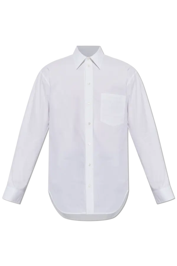 Balenciaga Shirt With Logo - White