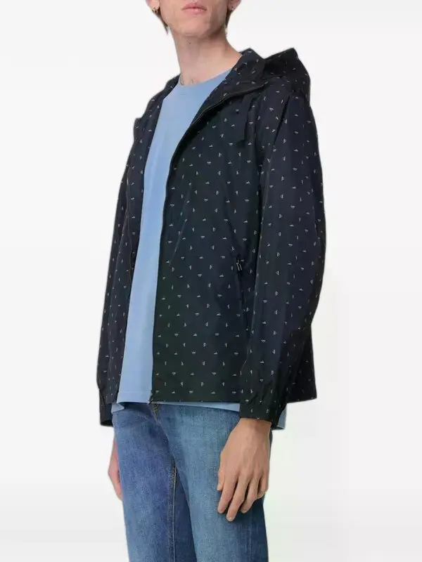 Emporio Armani Logo-print Hooded Jacket