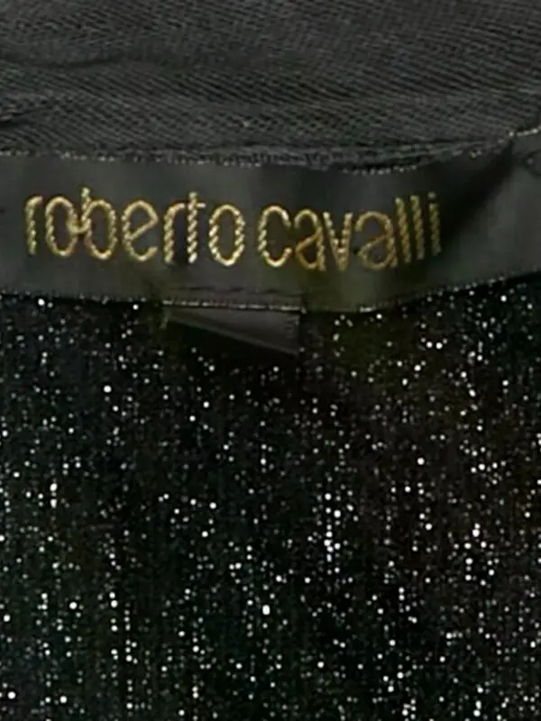 Roberto Cavalli Rib Knit Belted Top