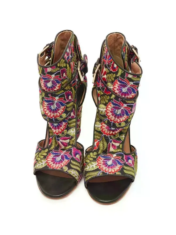 Laurence Dacade Brocade Cut-out Ankle Boots