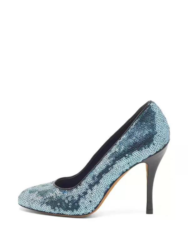 Moschino Sequin Round-toe Pumps