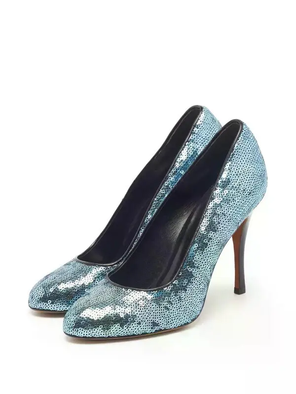 Moschino Sequin Round-toe Pumps