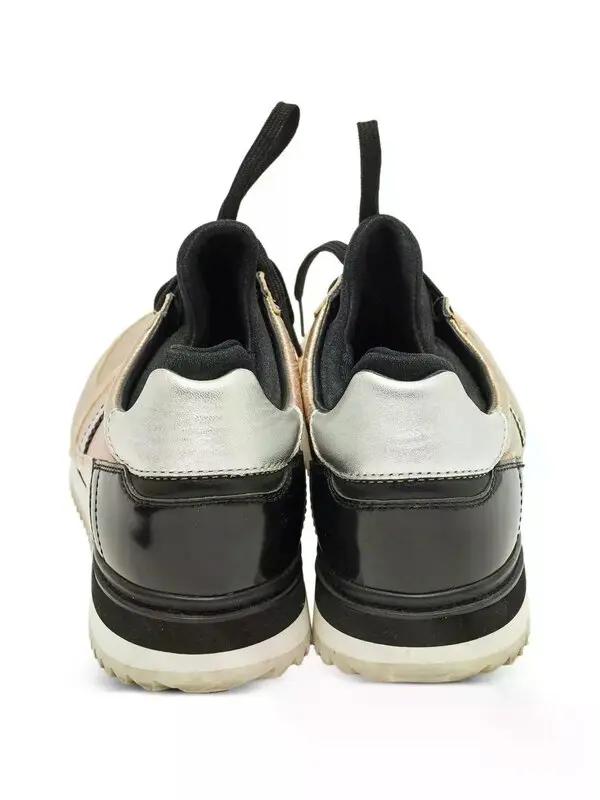 Dolce & Gabbana Perforated Leather Lace-up Sneakers