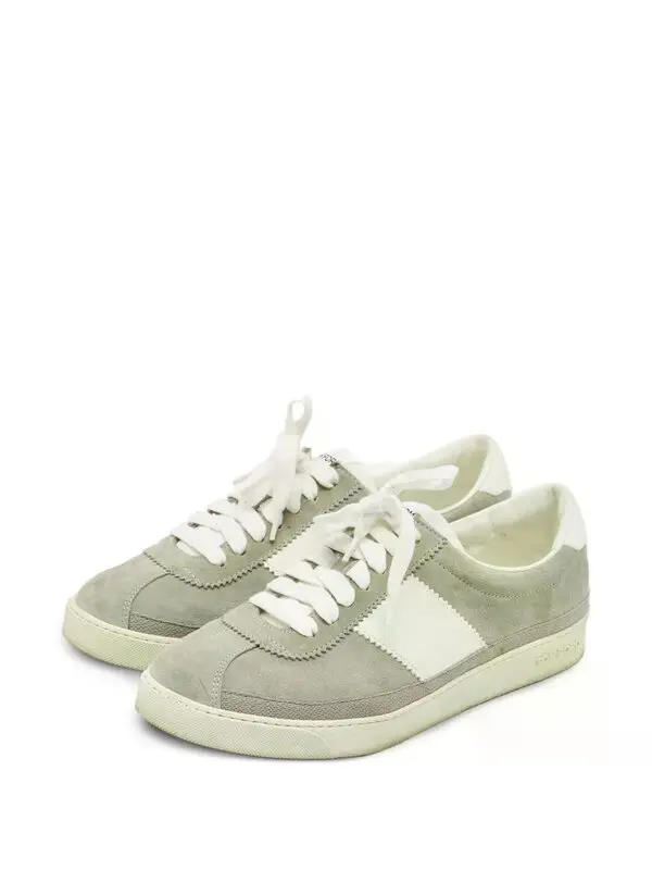 TOM FORD Suede And Leather Low-top Sneakers