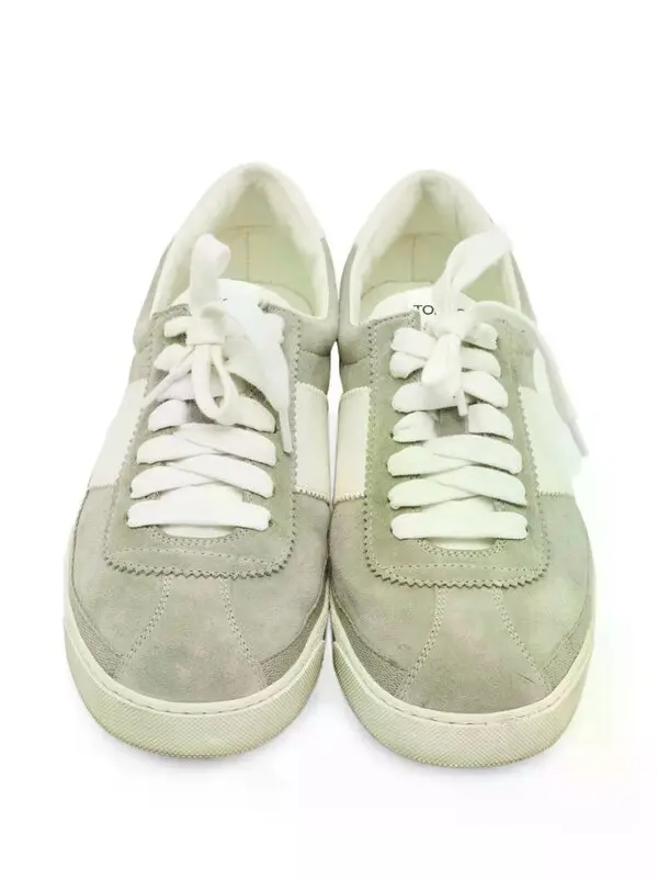 TOM FORD Suede And Leather Low-top Sneakers