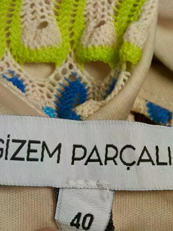 GIZEM PARÇALI Crochet-knit Maxi Dress
