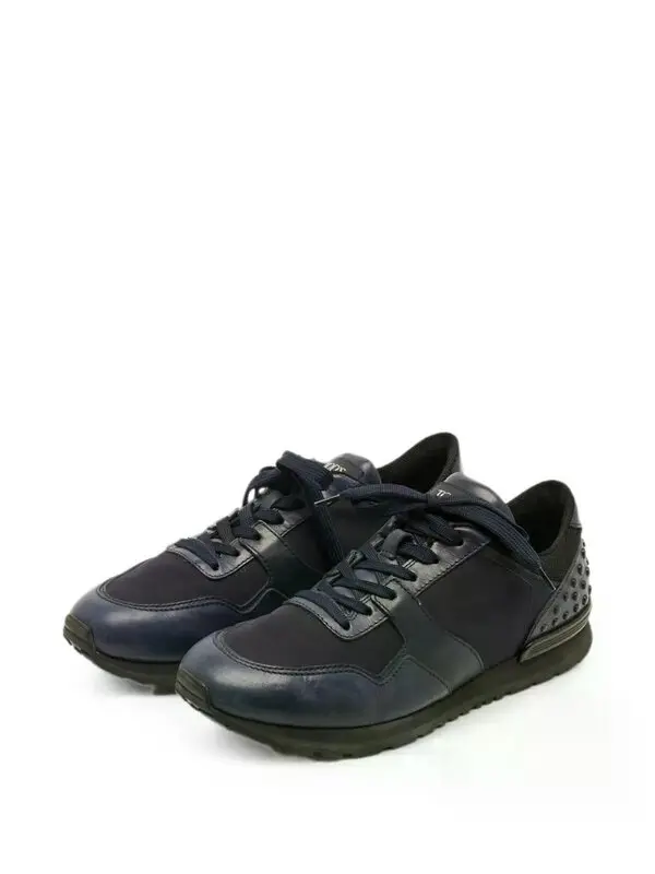 TOD'S Studded Panelled Lace-up Sneakers