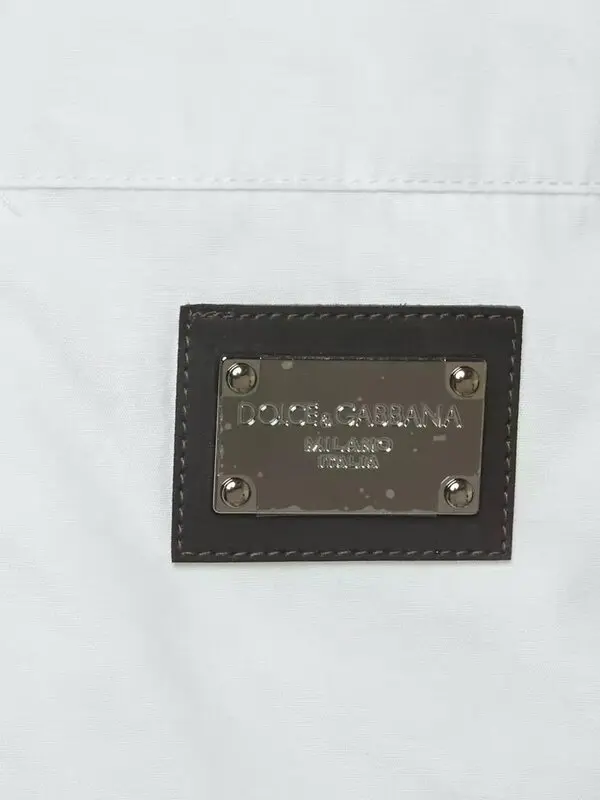 Dolce & Gabbana Logo-patch Short-sleeve Shirt