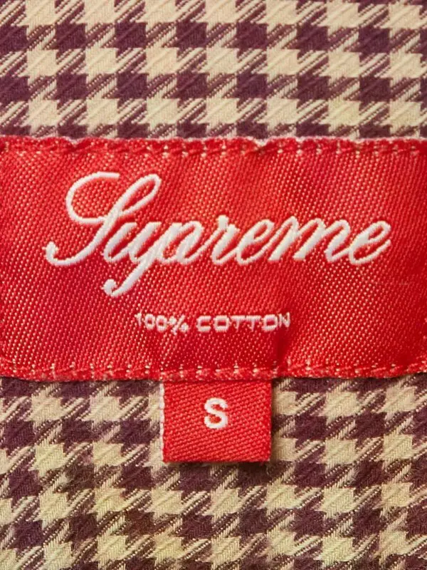 Supreme Houndstooth-pattern Shirt