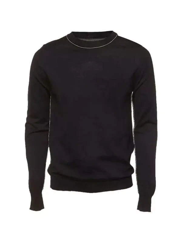 MAISON MARGIELA Contrast-trim Knit Sweater