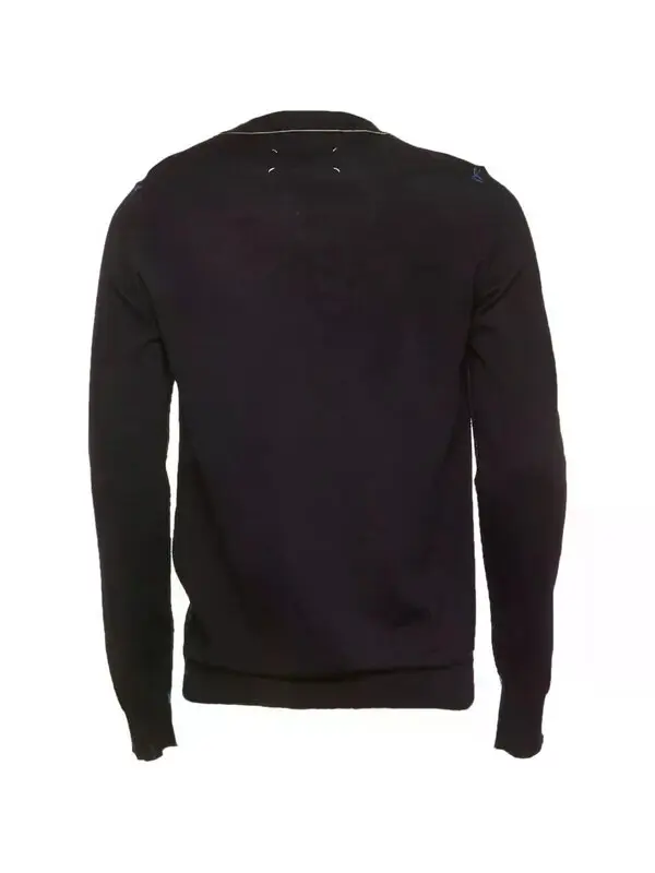 MAISON MARGIELA Contrast-trim Knit Sweater