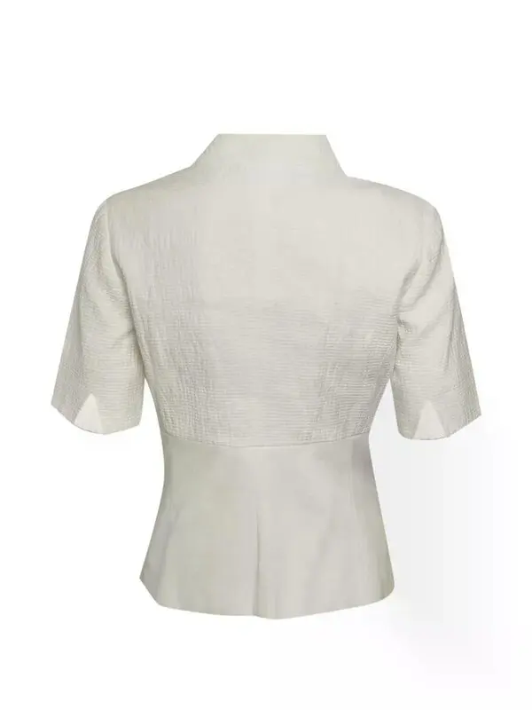 Max Mara Short Sleeve Panelled Top
