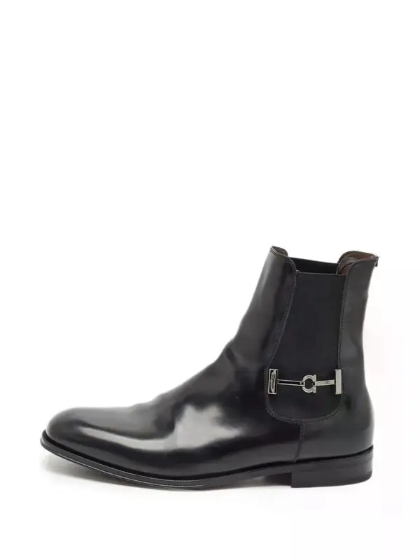 FERRAGAMO Gancini Chelsea Boots