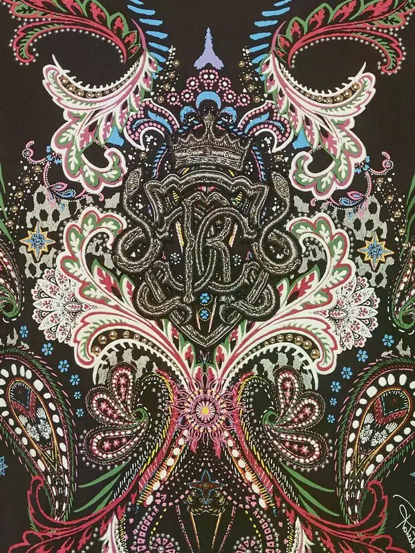 Roberto Cavalli Printed Oversized T-shirt