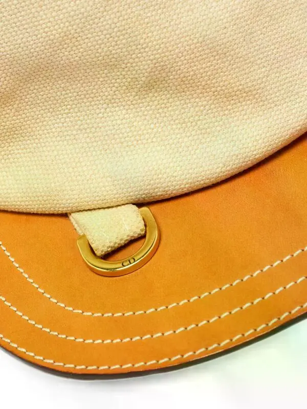 Dior Leather-trimmed Cap