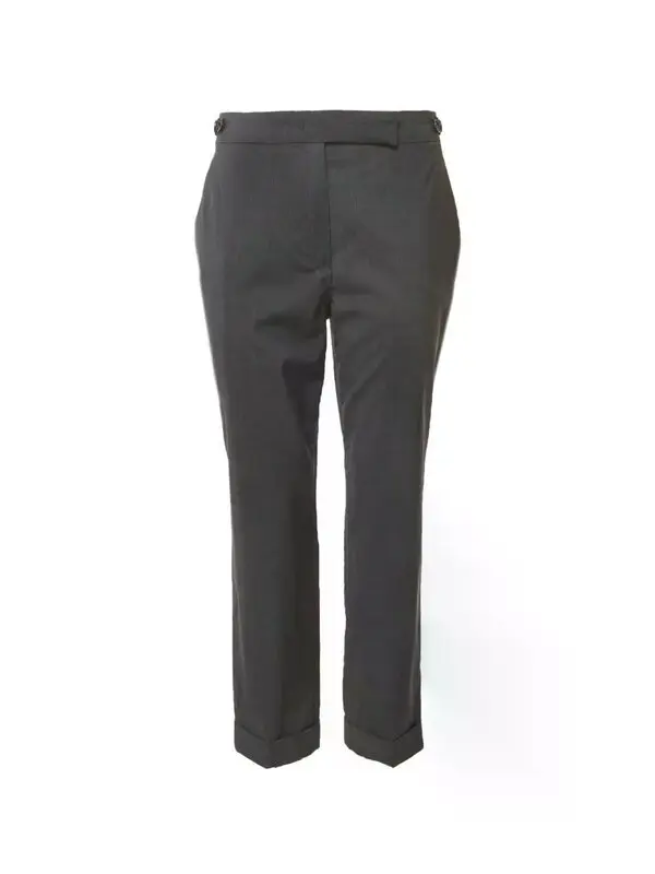 Prada Wool Straight-fit Button-tab Trousers