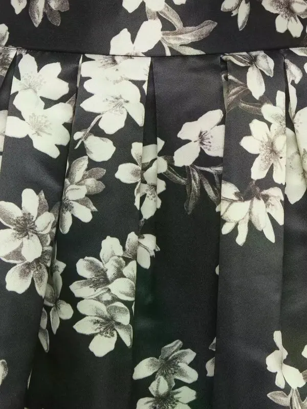 Alice + Olivia Floral Print Mini Skirt