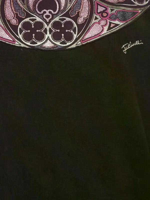 Just Cavalli Printed Panelled Sweatshirt