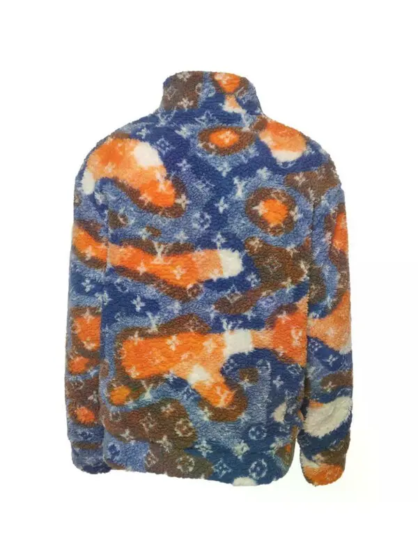 LOUIS VUITTON Monogram Camouflage Fleece Jacket