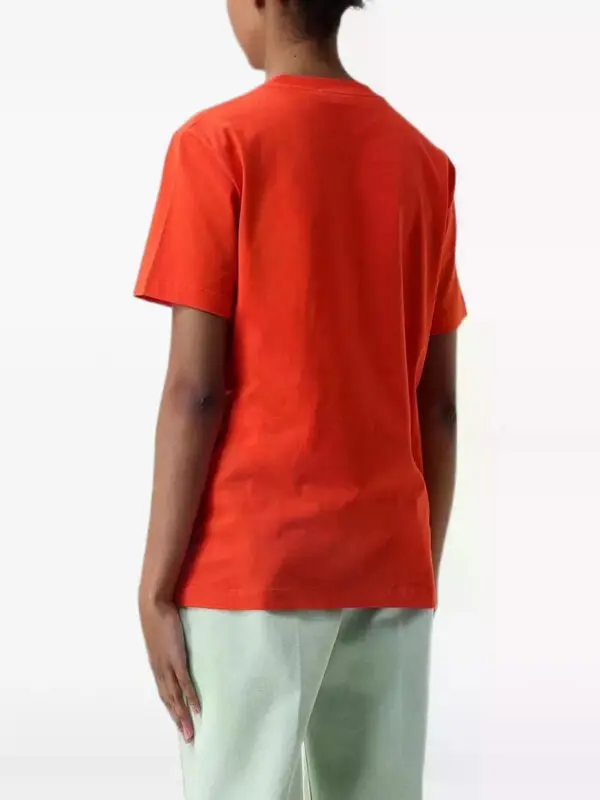 MSGM Logo Print Cotton T-shirt