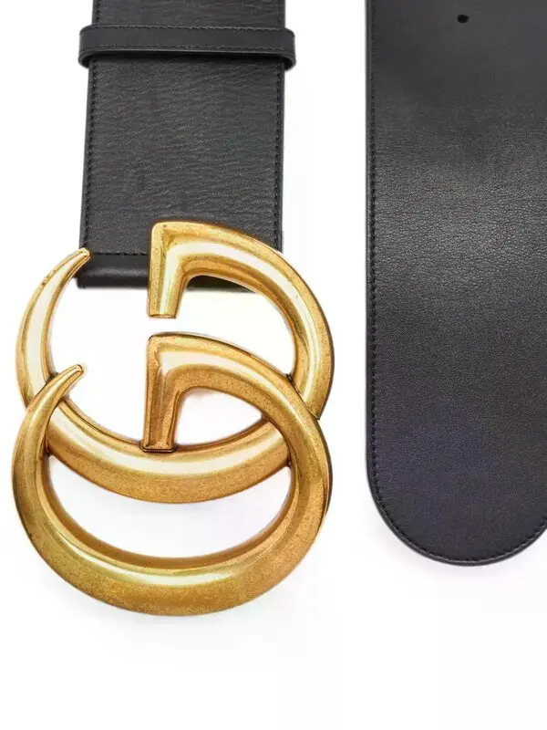Gucci Gg Marmont Wide Leather Belt