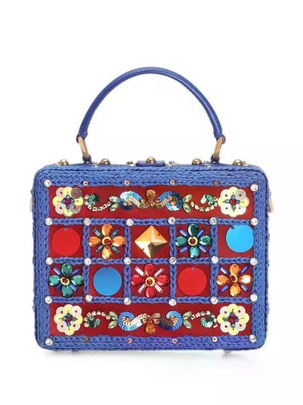 Dolce & Gabbana Dolce Box Handbag With Embroidery