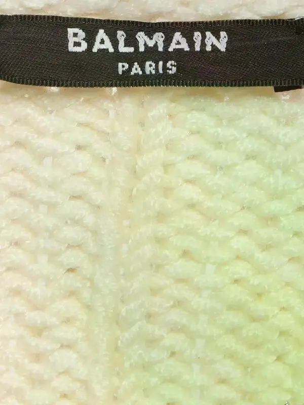 Balmain Ribbed Knit Sweater