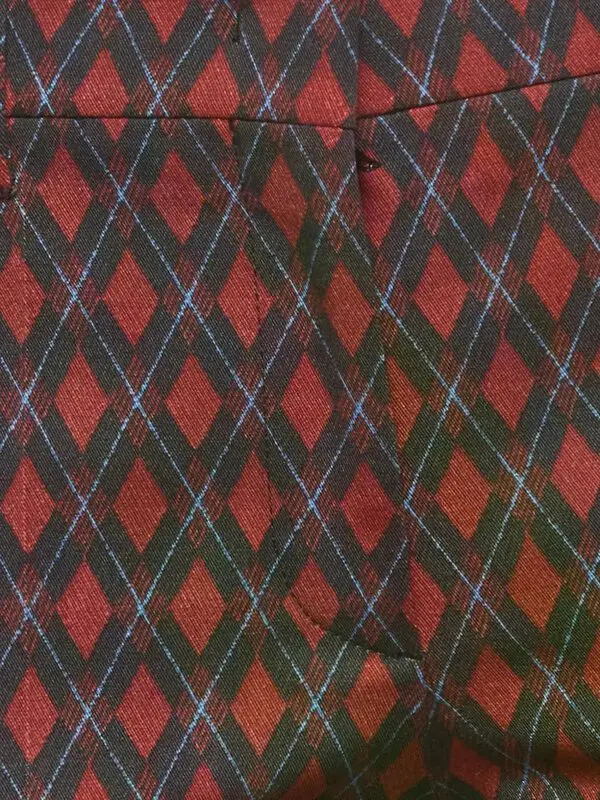 Prada Geometric Print Straight-leg Trousers