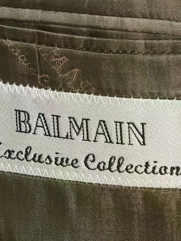Balmain Stripe-pattern Single-breasted Blazer