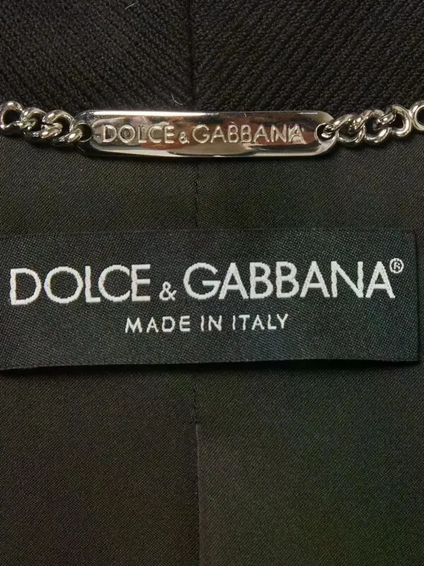 Dolce & Gabbana Fur-trimmed Button-up Jacket