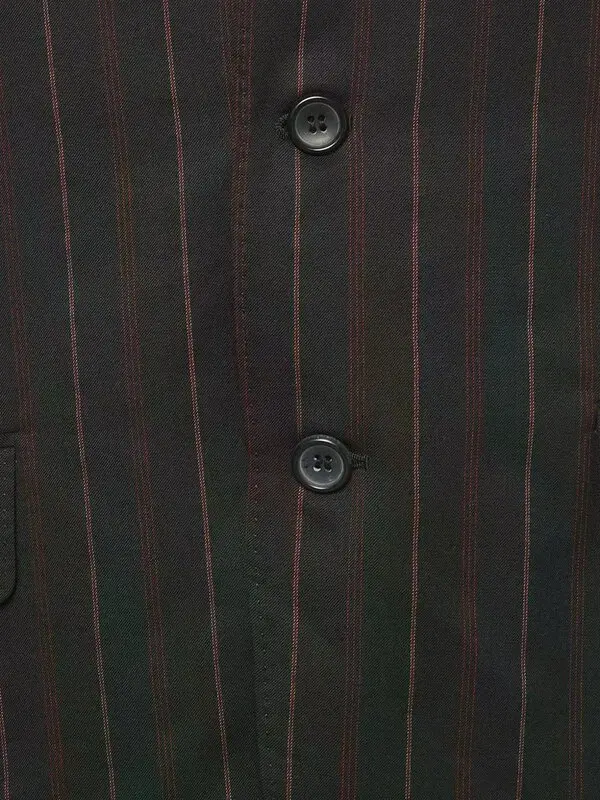 Prada Pinstripe Single-breasted Blazer - Brown