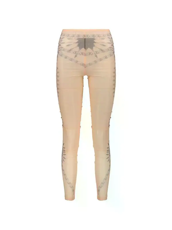 Alberta Ferretti Geometric-print Regular-length Leggings