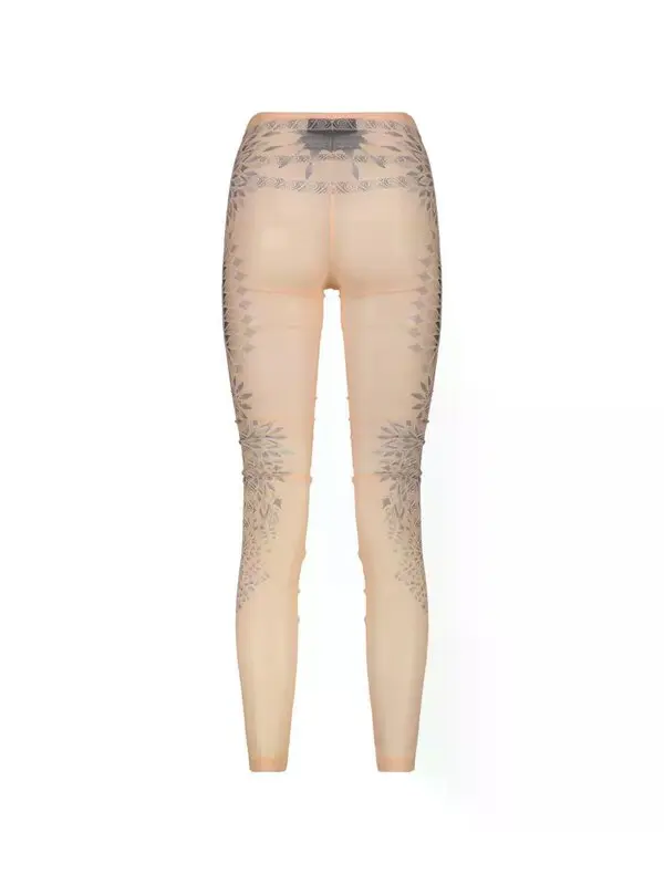 Alberta Ferretti Geometric-print Regular-length Leggings