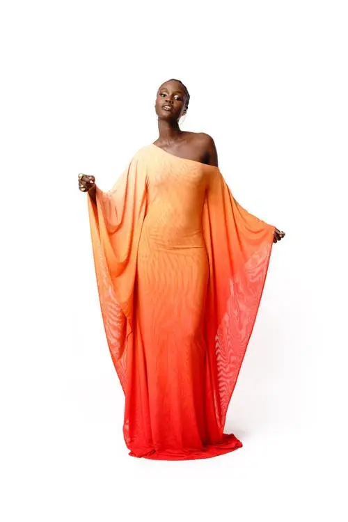 OFUURE The Eve Kaftan Maxi Dress - Orange