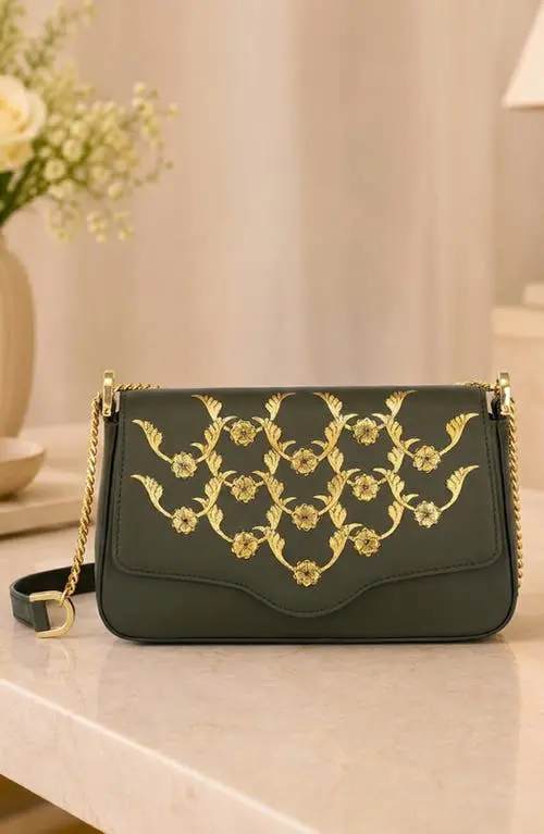 ARANYANI Gold Gilded Amoura Crossbody