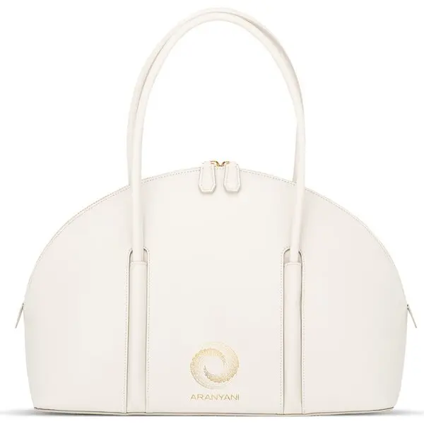 ARANYANI Kiko Monogram Top-handle Bag - Sand