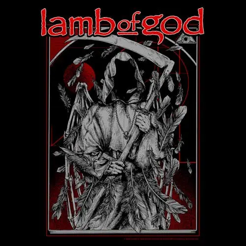 LAMB OF GOD The Grim Reaper Graphic T-shirt