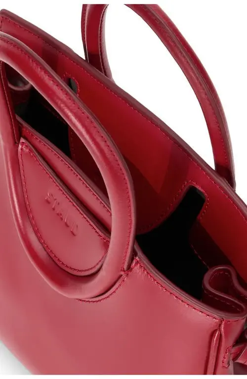 Staud Mini Maude Leather Carryall Bag - Rouge
