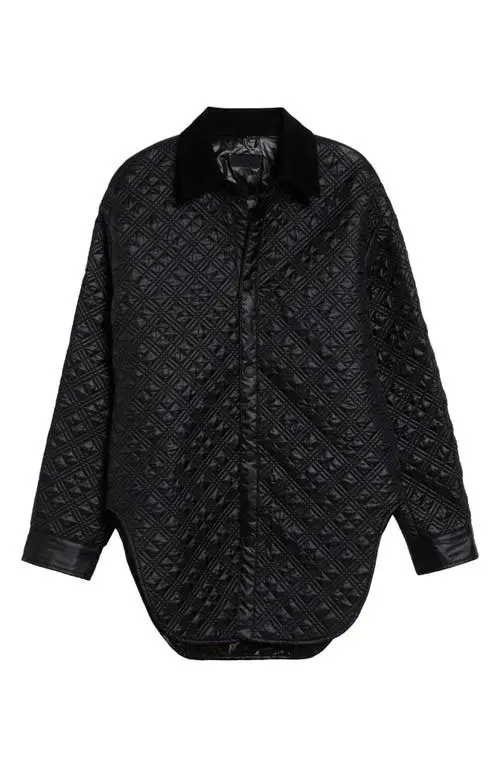 Moncler Quilted Shirt Jacket