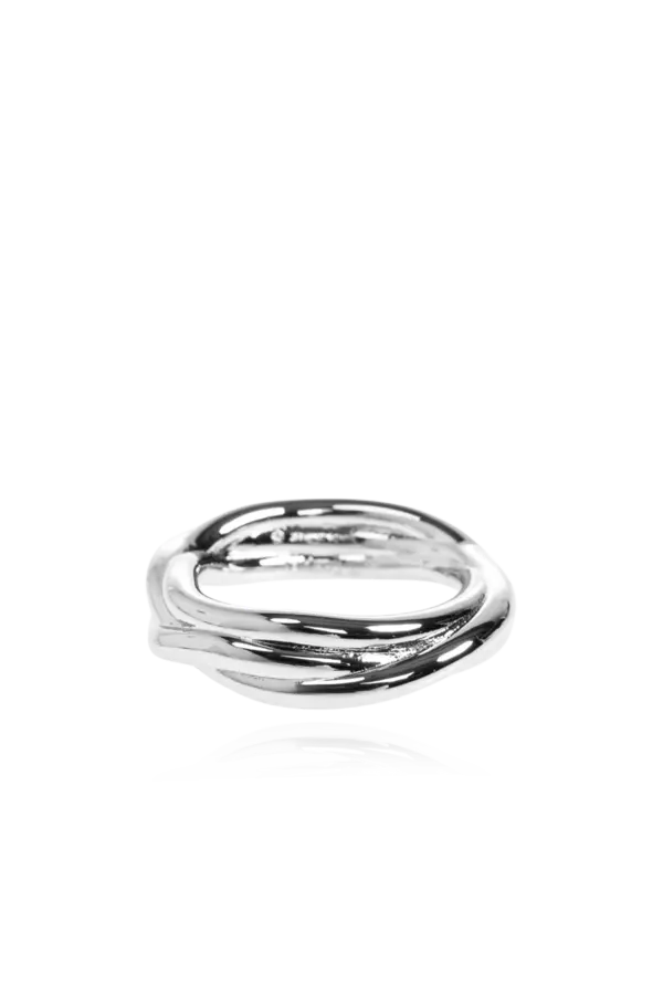 JIL SANDER Brass Ring - Silver